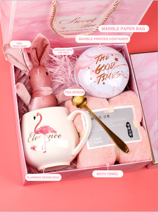 Mug Towel Gift Set Hanaflowerr mug-towel-gift-set-hanaflowerr